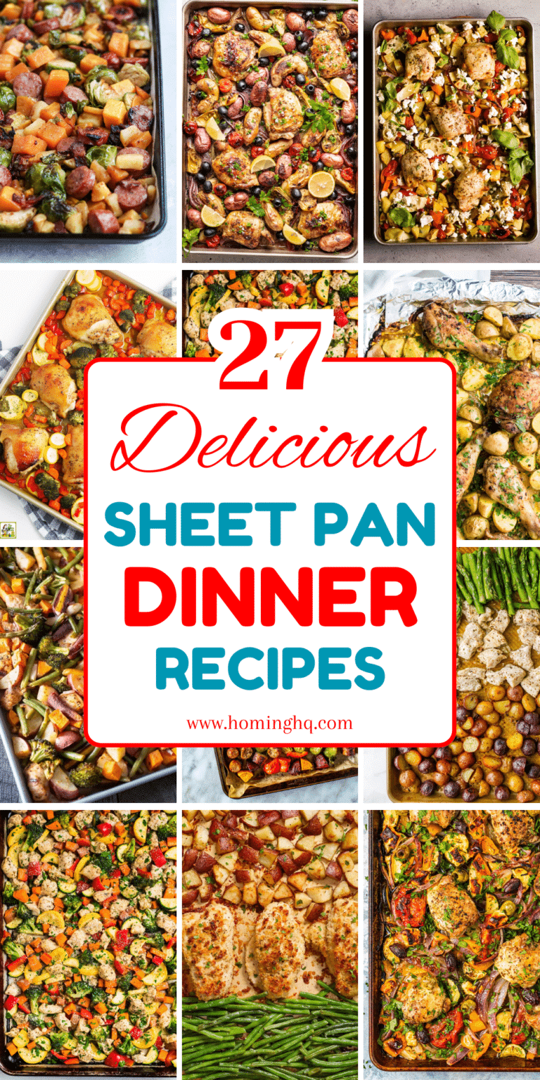27+ Quick and Easy Sheet Pan Dinner Recipes for Busy Weeknights – HomingHQ